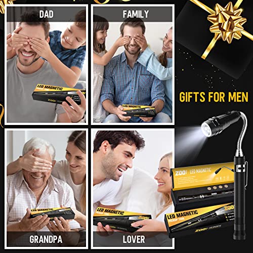 ZOOI Gifts for Men, Telescoping Magnetic Pickup Tools Mens Gifts, Fathers Day Gifts for Dad, Tool Cool Gadgets for Men, Idea Birthday Gifts for Men Who Have Everything, Boyfriend, Husband, Grandpa