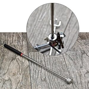 Magnetic pick-up tool,20 lbs for pick up.Telescoping Pick Up Tool for Small Metal Tools Extends from 7 to 30 inches / 185-720mm