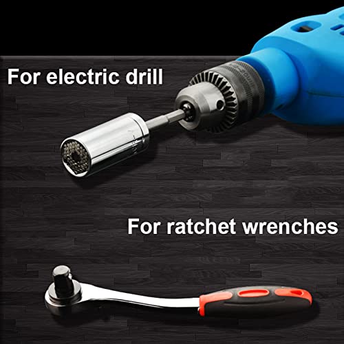 Stocking Stuffers Gifts for Men,Socket w/Drill Adapter,Use with Most Socket Wrenches & Power Drills,by WXTDM