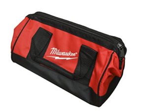 milwaukee bag 13x6x8 inch heavy duty canvas tool bag