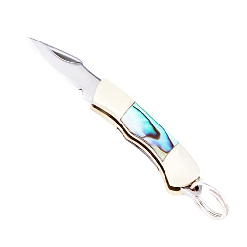 Tiny Folder Miniature Gadgets Collection Knife, Eastern Delights Pocket Smallest Multi Tool (Green Shell)