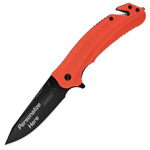 kershaw custom laser engraved barricade knife 8650