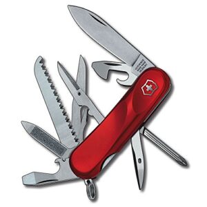 Victorinox Swiss Army Evolution 18 Pocket Knife, Red, 85mm