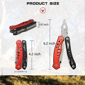 Multitool Bravedge Multi Tool Pliers, 12-in-1, Foldable, Pocket-size with Sheath, Gifts for Men and Women, Dad's choice, for Camping, Survival, Cycling, Hiking, Hunting, Stainless Steel