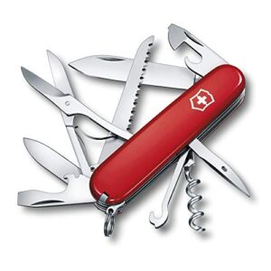 victorinox swiss army huntsman pocket knife, red