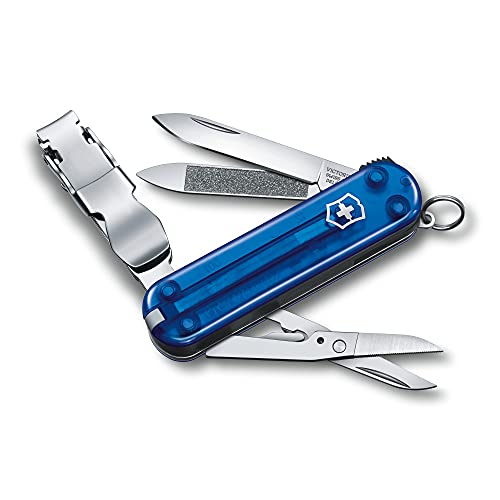 Victorinox 0.6463.T2 Folding Pocket Knife Nail Clip 580 (BLUE)