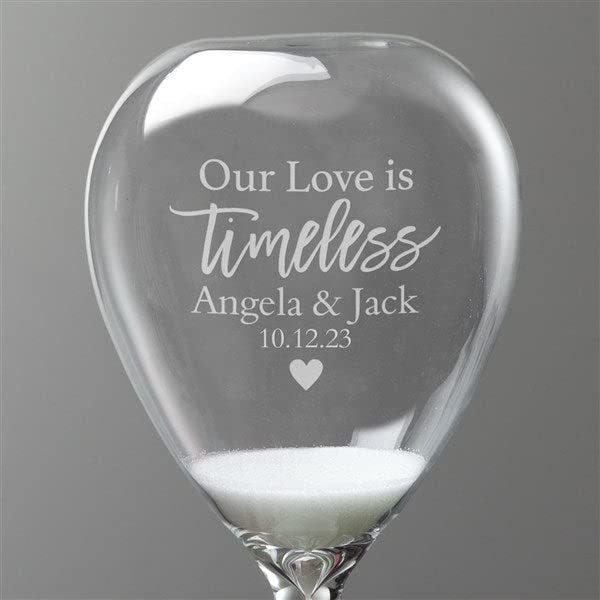 Personalization Universe Timeless Love Personalized Sand-Filled Hourglass