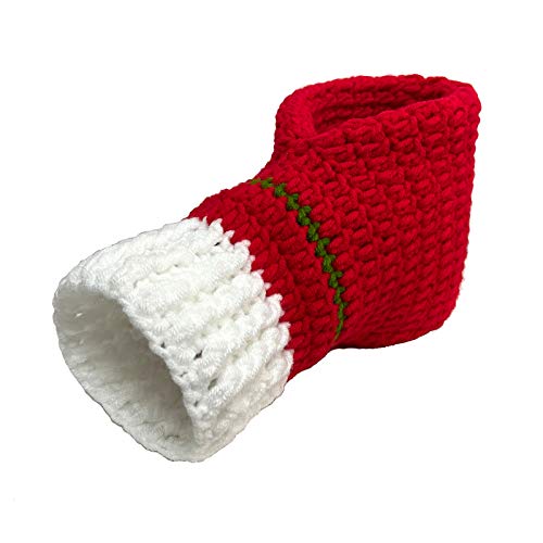 U and V Beer Glove Keeps Your Drink Cold and Hand Warm,Beer Mitten Beverage Gloves Knit Stitched Drink Holder for White Elephant Gag Gift