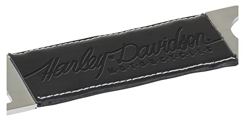 Harley-Davidson Bottle Opener Embossed H-D Leather Wrapped Metal- 7 x 1.5 inches