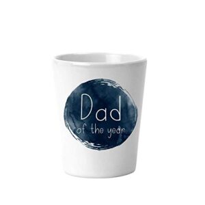 dad of the year – personalized shot glass for men – new daddy present – fathers day gifts from kids