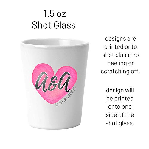 Dad Of The Year - Personalized Shot Glass for Men - New Daddy Present - Fathers Day Gifts from Kids