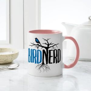 CafePress Bird Nerd Mug Ceramic Coffee Mug, Tea Cup 11 oz