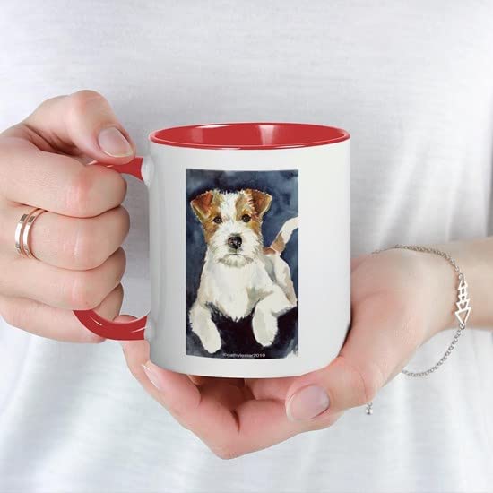 CafePress Jack Russell Terrier 2 Mug Ceramic Coffee Mug, Tea Cup 11 oz