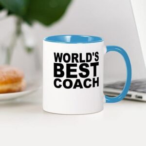 CafePress Worlds Best Coach Mugs Ceramic Coffee Mug, Tea Cup 11 oz