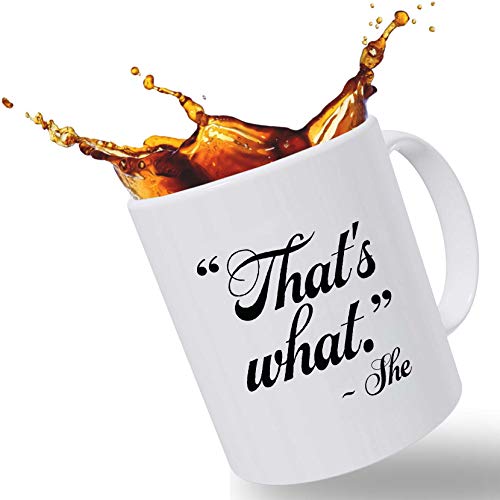 Best Funny Mugs Gift | That's What She Said Quote from The Office Gifts | The Office Merchandise 11 oz Funny Porcelain Coffee Mug is a Prime Mug for Mom, Dad and Friends, Christmas Stocking Stuffer