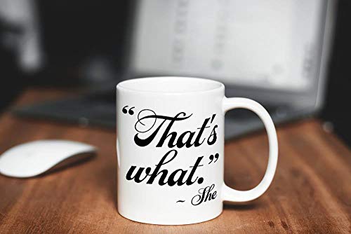 Best Funny Mugs Gift | That's What She Said Quote from The Office Gifts | The Office Merchandise 11 oz Funny Porcelain Coffee Mug is a Prime Mug for Mom, Dad and Friends, Christmas Stocking Stuffer