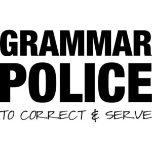 CafePress Grammar Police Mugs Ceramic Coffee Mug, Tea Cup 11 oz