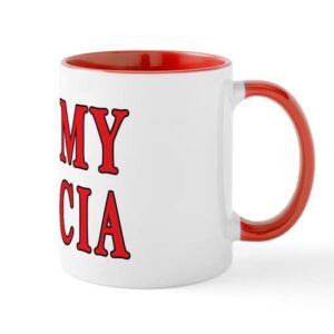 cafepress i heart my babcia mug ceramic coffee mug, tea cup 11 oz