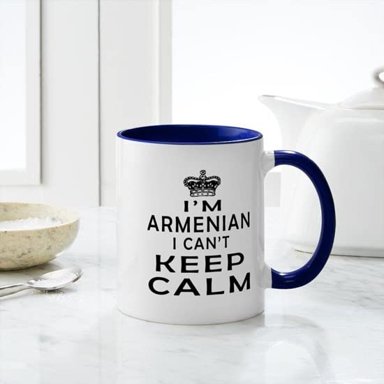 CafePress I Am Armenian I Can Not Keep Calm Mug Ceramic Coffee Mug, Tea Cup 11 oz