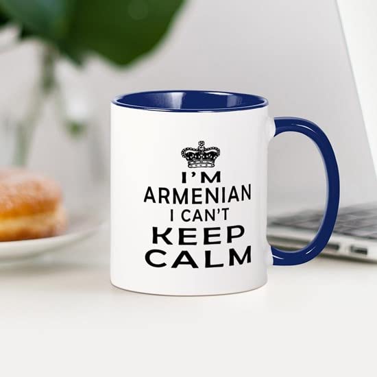 CafePress I Am Armenian I Can Not Keep Calm Mug Ceramic Coffee Mug, Tea Cup 11 oz