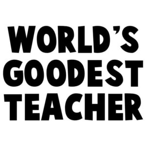 CafePress World's Goodest Teacher Mug Ceramic Coffee Mug, Tea Cup 11 oz