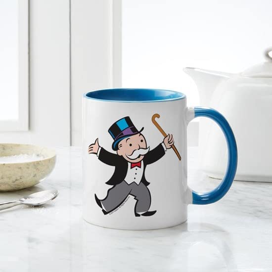 CafePress Monopoly Dancing Rich Uncle Penn Ceramic Coffee Mug, Tea Cup 11 oz