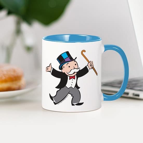 CafePress Monopoly Dancing Rich Uncle Penn Ceramic Coffee Mug, Tea Cup 11 oz