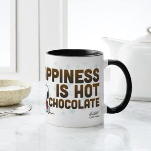 CafePress Peanuts Hot Chocolate Mugs Ceramic Coffee Mug, Tea Cup 11 oz