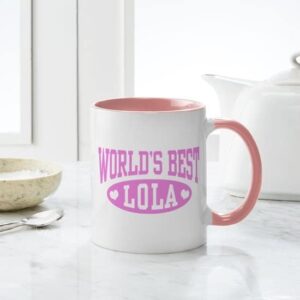 CafePress World's Best Lola Mug Ceramic Coffee Mug, Tea Cup 11 oz