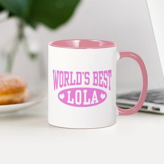 CafePress World's Best Lola Mug Ceramic Coffee Mug, Tea Cup 11 oz