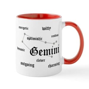 cafepress gemini mug ceramic coffee mug, tea cup 11 oz