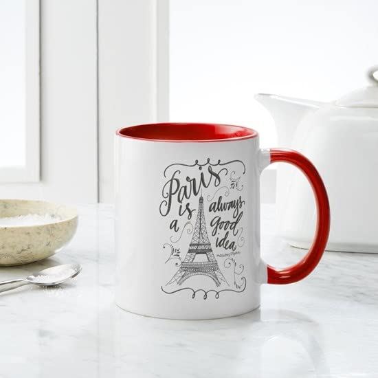 CafePress Paris Is Always A Good Idea Mugs Ceramic Coffee Mug, Tea Cup 11 oz