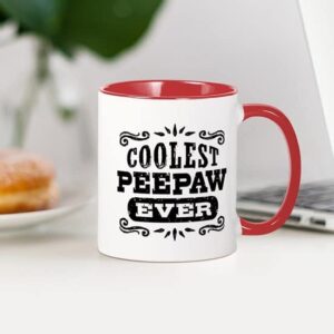 CafePress Coolest Peepaw Ever Mug Ceramic Coffee Mug, Tea Cup 11 oz