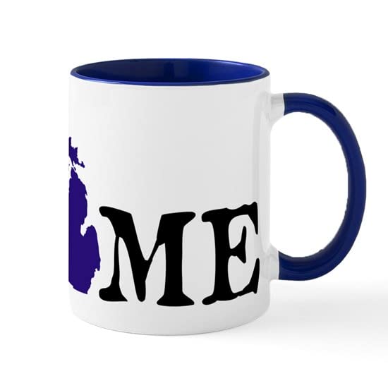 CafePress HOME Michigan Mugs Ceramic Coffee Mug, Tea Cup 11 oz