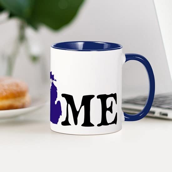 CafePress HOME Michigan Mugs Ceramic Coffee Mug, Tea Cup 11 oz