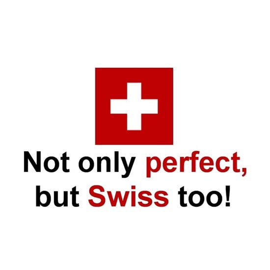 CafePress Perfect Swiss Mug Ceramic Coffee Mug, Tea Cup 11 oz