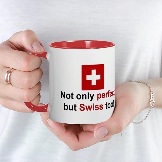 CafePress Perfect Swiss Mug Ceramic Coffee Mug, Tea Cup 11 oz