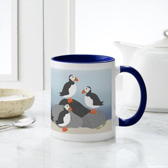 CafePress Puffin 11 Oz Ceramic Mug Mugs Ceramic Coffee Mug, Tea Cup 11 oz