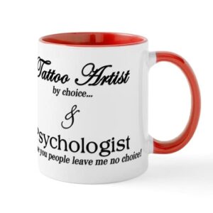 cafepress tattoo artist mug ceramic coffee mug, tea cup 11 oz