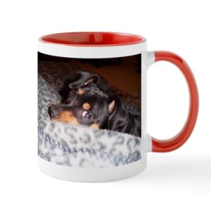 cafepress min pin mug ceramic coffee mug, tea cup 11 oz