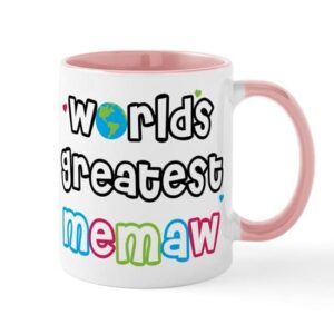 cafepress world’s greatest memaw! mug ceramic coffee mug, tea cup 11 oz