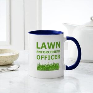 CafePress Lawn Enforcement Officer Mug Ceramic Coffee Mug, Tea Cup 11 oz