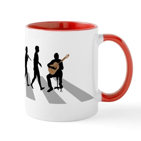 CafePress Classical Guitar Mug Ceramic Coffee Mug, Tea Cup 11 oz