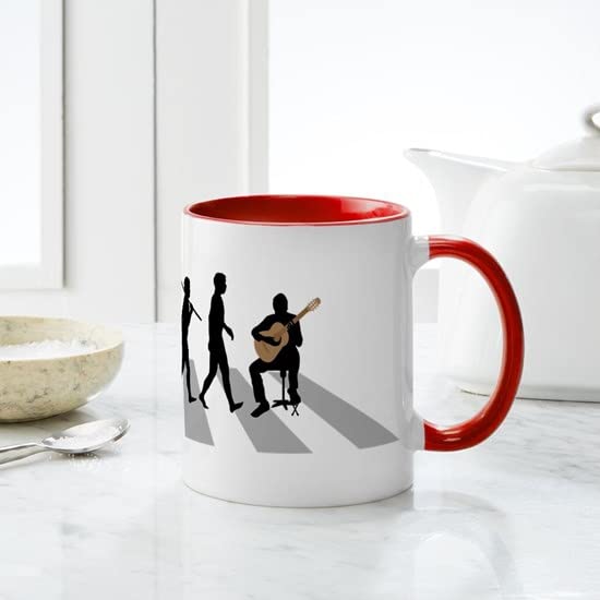 CafePress Classical Guitar Mug Ceramic Coffee Mug, Tea Cup 11 oz