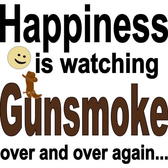 CafePress Happiness Is Watching Gunsmoke Mugs Ceramic Coffee Mug, Tea Cup 11 oz