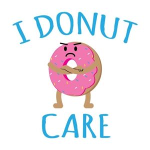 CafePress I Donut Care Mugs Ceramic Coffee Mug, Tea Cup 11 oz