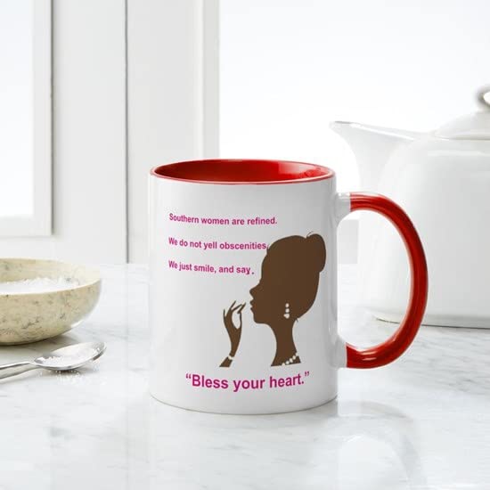 CafePress Bless Your Heart Mug Ceramic Coffee Mug, Tea Cup 11 oz