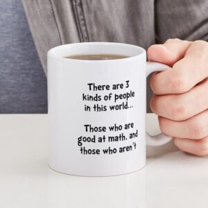 CafePress Math People Black Ceramic Mug Ceramic Coffee Mug, Tea Cup 11 oz