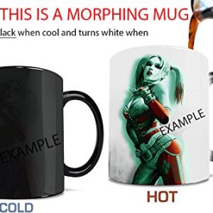 Funny Guys Mugs Humor Sayings LOOK LIKE A GIRL ACT LIKE A LADY THINK LIKE A MAN WORK LIKE A BOSS FUCK LIKE A BITCH 100% Ceramic 11-Ounce Morphing Mug