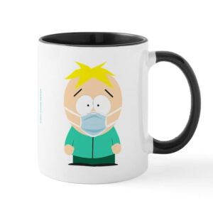 cafepress south park pandemic butters ceramic coffee mug, tea cup 11 oz